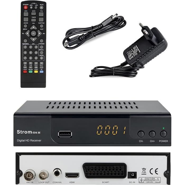 Décodeur TNT - GENERIC - Strom 504 - DVB-T2 - Full HD 1080p ...