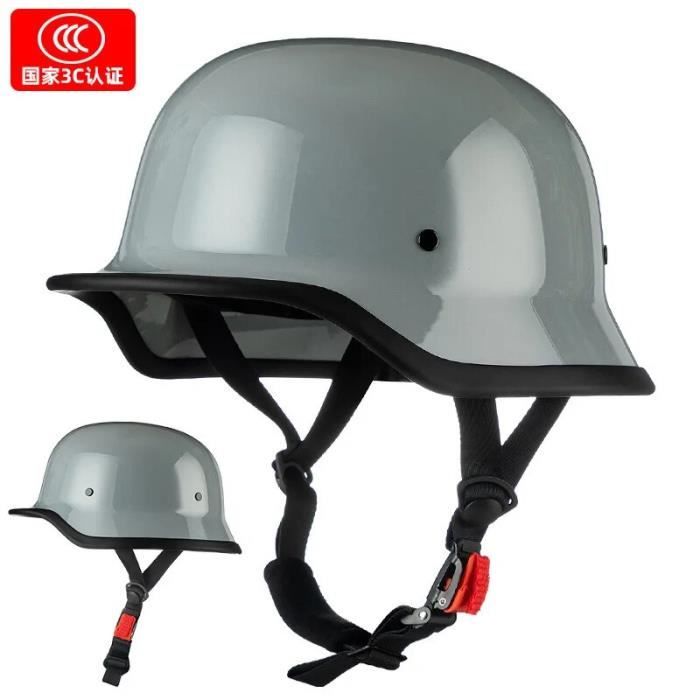 Casque de Soldat Allemand pour Moto,Demi-casque Rétro Harley,Été ...