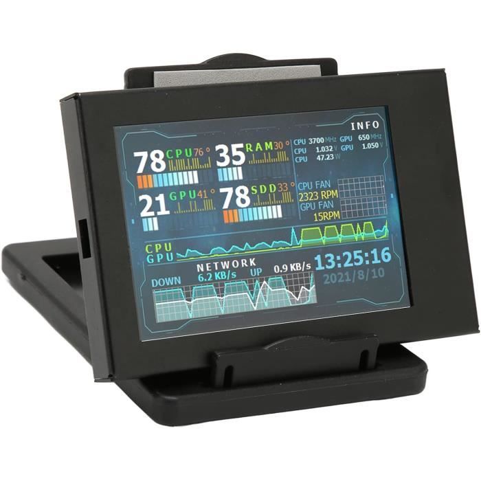 Moniteur De Température D'Ordinateur, Mini Écran Ips Usb 3,5 Pouces ...