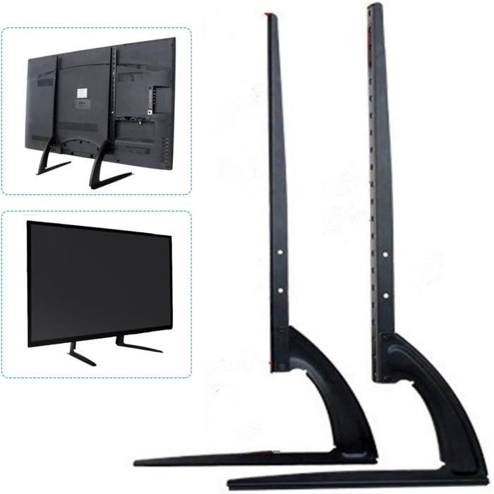 Schiuma Pied Tv Universel Support Tv Piédestal Réglable Hauteur Pied ...