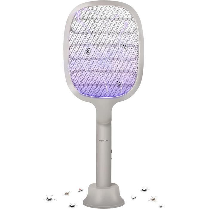 Night Cat Raquette Anti Moustique Raquette Electrique ctes 4000V ...