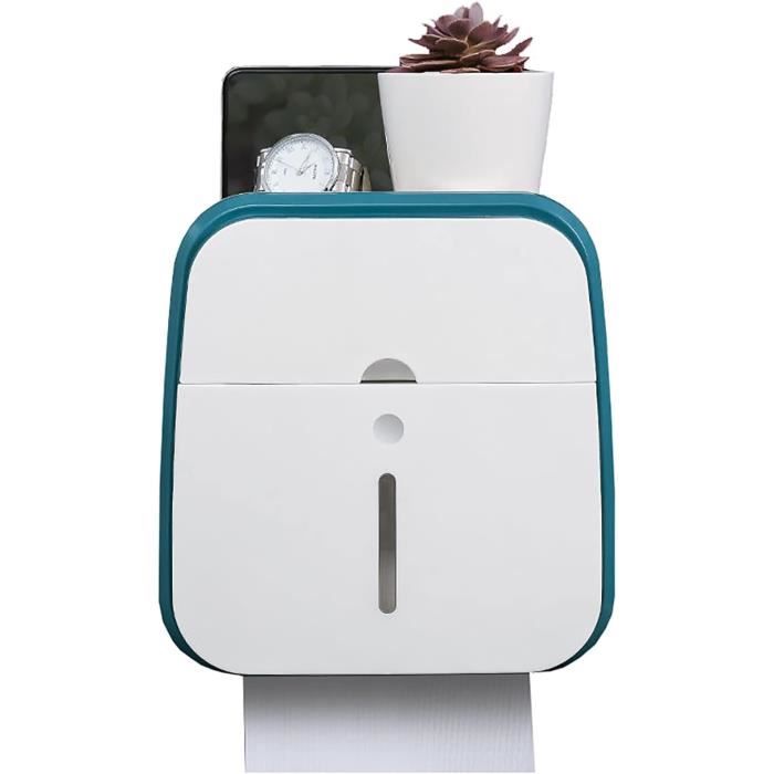 Porte-Rouleau De Papier Toilette Adhésif Avec Tiroir, Porte-Papier ...