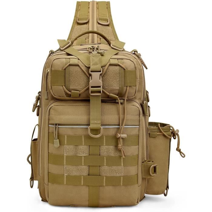 Pack De Poitrine Tactique Extérieur 2 En 1 Sac À Dos Militaire Sac De ...