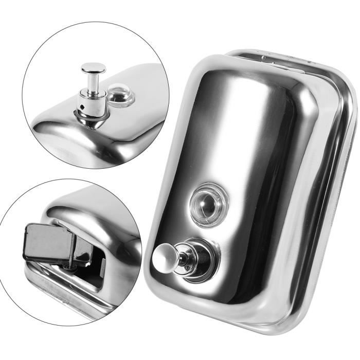 500 ml en acier inoxydable pompe douche shampooing boîte liquide savon ...