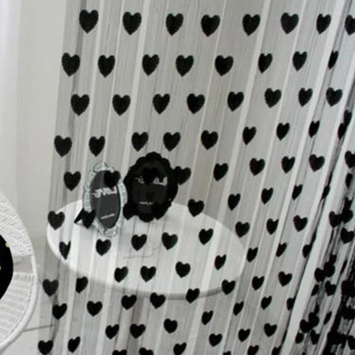 149 ^FAVOLOOK Line Cordes Rideaux Mignon Cœur Tassel Rideau de Salle de ...