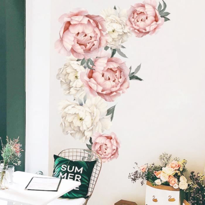 Sticker Autocollant Mural FLEURS Déco Mur Maison Chambre YS002 ...