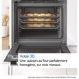 Four pyrolyse Softclose - BOSCH SER4 - HQG572BB3F - Noir - 8 modes de ...