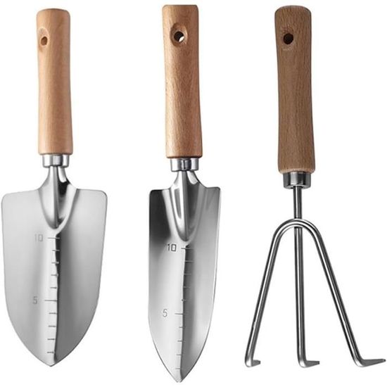 La Petite Pelle De Jardin 3 Pièces Avec Manche En Bois Comprend Une ...