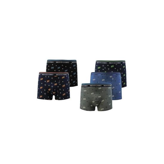 UOMO - Caleçons - Boxer homme - Lot de 5 caleçons - Couleurs voir photo ...