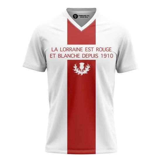 T-shirt La lorraine est rouge et blanche depuis 1910 - Supporters Nancy ...