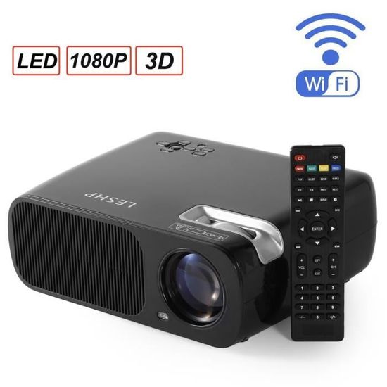 LED Vidéo Projecteur de cinéma pour PC portable Blanc et noir ...