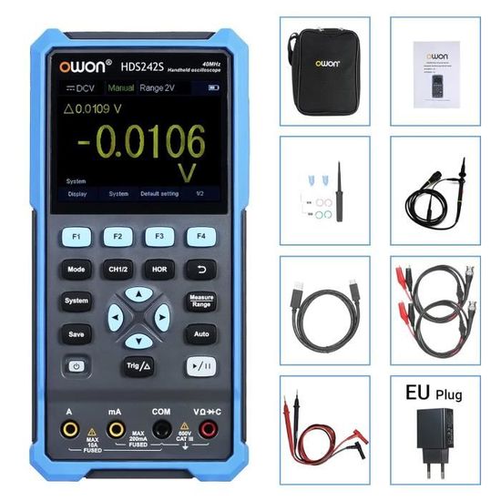 Hds272S Oscilloscope Numérique Portatif Avec Fonction Générateur ...