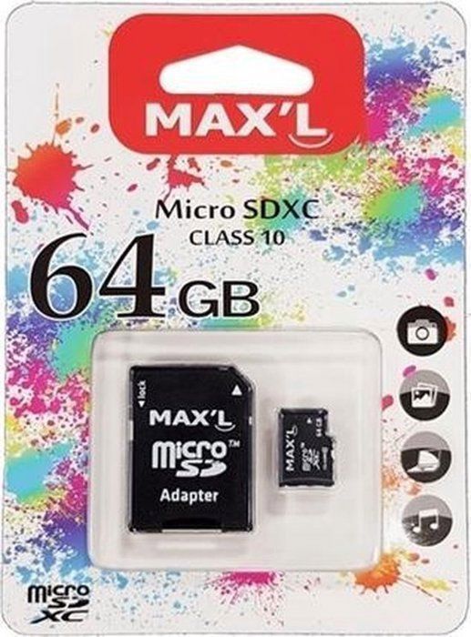 Mémoire Flash - Maxell - MAXL854713 - 64 Go - MicroSDHC Classe 10 ...
