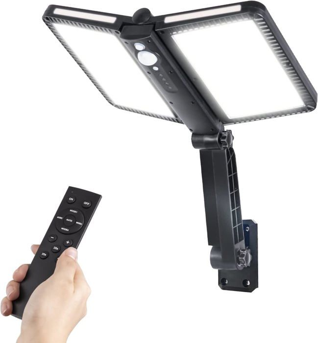 Projecteur Solaire Exterieur, Fillipo Lampadaire Murale avec Détecteur ...