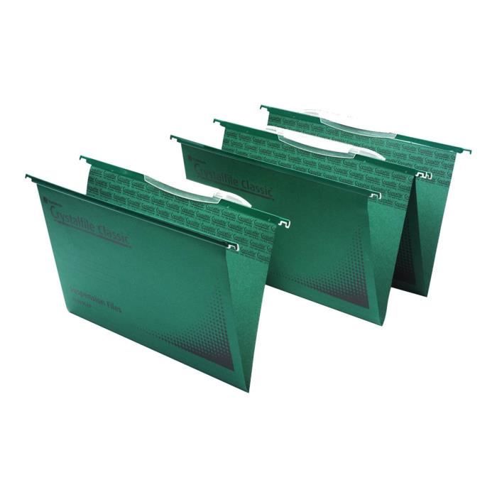 Rexel Crystalfile Classic Dossier suspendu 30 mm Foolscap pour 300 ...