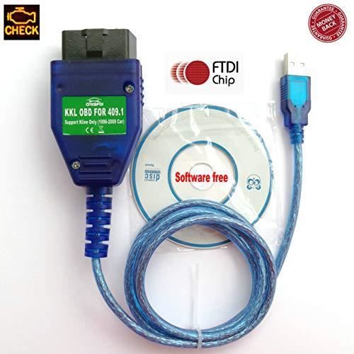 OTKEFDI KKL 409.1 Interface USB OBD,Outil de Diagnostic KKL 409.1 OBD2 ...