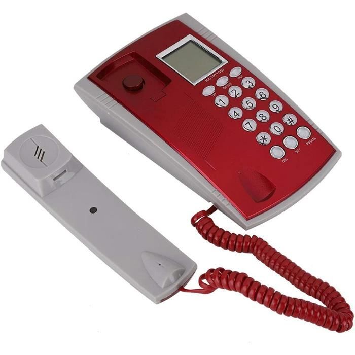 Téléphone Fixe Filaire - Haute Qualité - Identification de l'Appelant ...