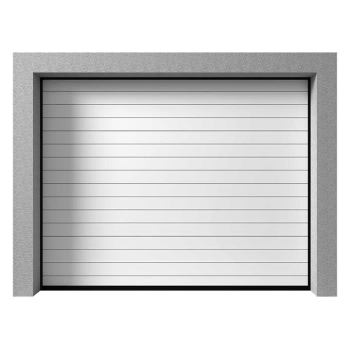 Porte de garage sectionnelle ISO 40 | Prémonté | Motorisée | H.200 x L ...