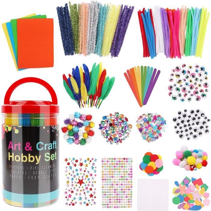 Fournitures de Bricolage, Set Activite Manuelle Enfant, Artisanat, Kit ...