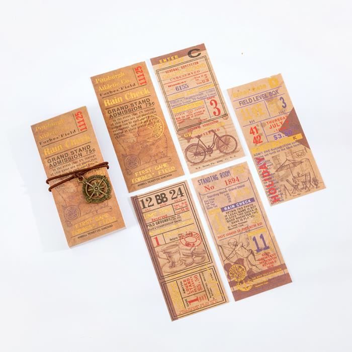 Zhinanzhilv - Bloc notes en papier, 50 pièces-lot, bloc notes, billet ...