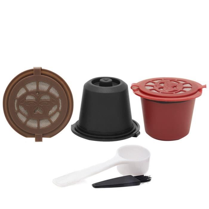 Capsules de café réutilisables - Nespresso - Rechargeables - 3 couleurs ...