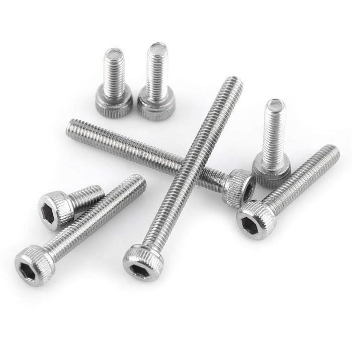 Boulon - Set Coffret Vis Hexagonale À Tête Cylindrique Acier Inoxydable ...