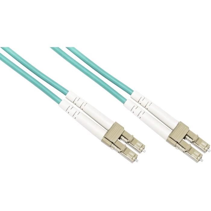 Câble fibre optique - LINK - LC-LC - Multimode Duplex - 40 m - OM3 50/ ...