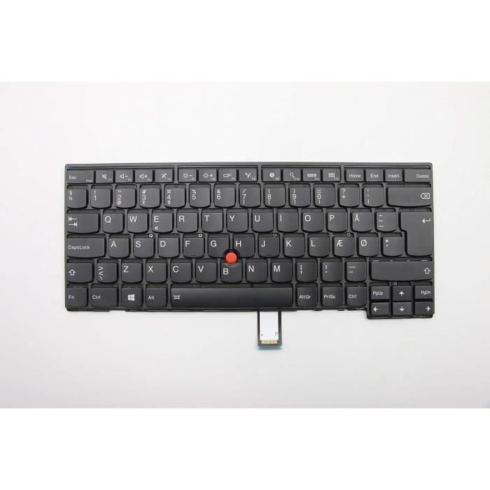 Clavier De Remplacement Danois Rétroéclairé Pour Lenovo Thinkpad T431 ...