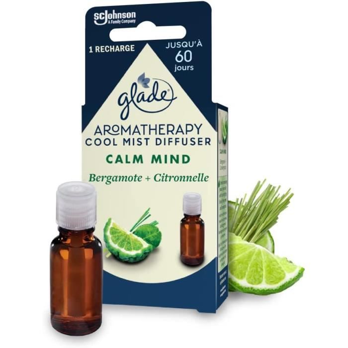 Aromatherapy Recharge Diffuseur Brume Parfumée Huiles Essentielles,Calm ...