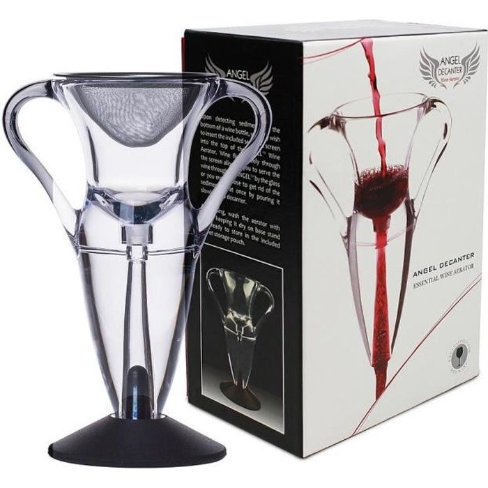 Décanteur pour Vin Rouge, Decanteur Aérateur à Vin, avec anses, Boîte ...