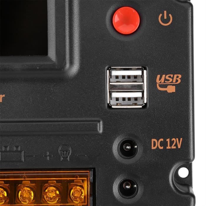 RUR 10A 12V/24V Panneau solaire Régulateur Contrôleur de charge RN055 - Cdiscount Bricolage