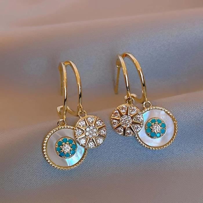 Boucles D'Oreilles Boho Pompons Boucles D'Oreilles Vintage Or Pièces ... Boucles D'Oreilles Boho Pompons Boucles D'Oreilles Vintage Or Pièces ...