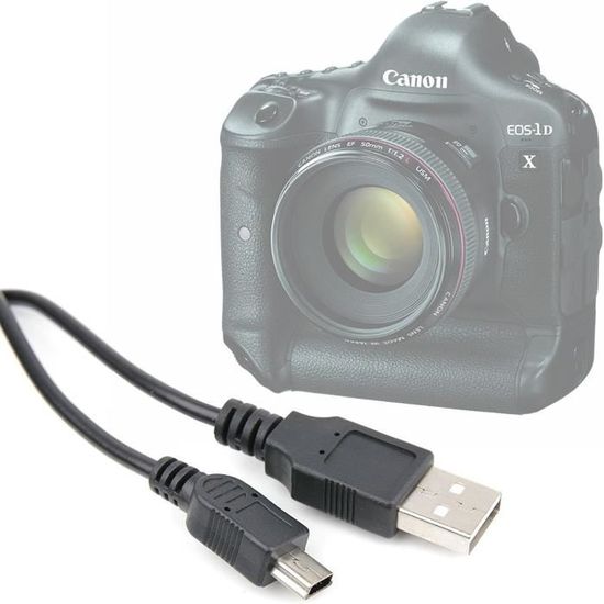 Agagadgets Câble USB d’appareil photo numérique pour Canon EOS 1D X ...