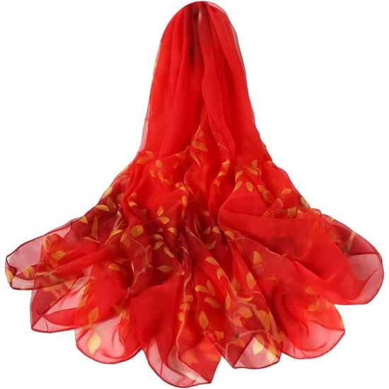 Foulard En Mousseline De Soie Pour Femme - Élégant Et Fin - Motif ...