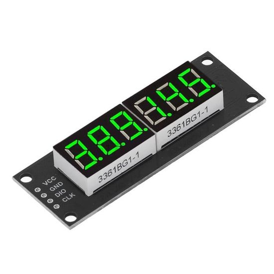 EJ.life Afficheur LED Tube Digital 0,36 pouces 6 Bits 7 segment TM1637 ...