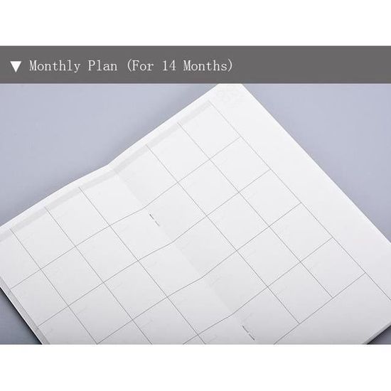 CARNET DE NOTES,Monthly Plan-Small Passport Size--Recharge De Feuilles ...