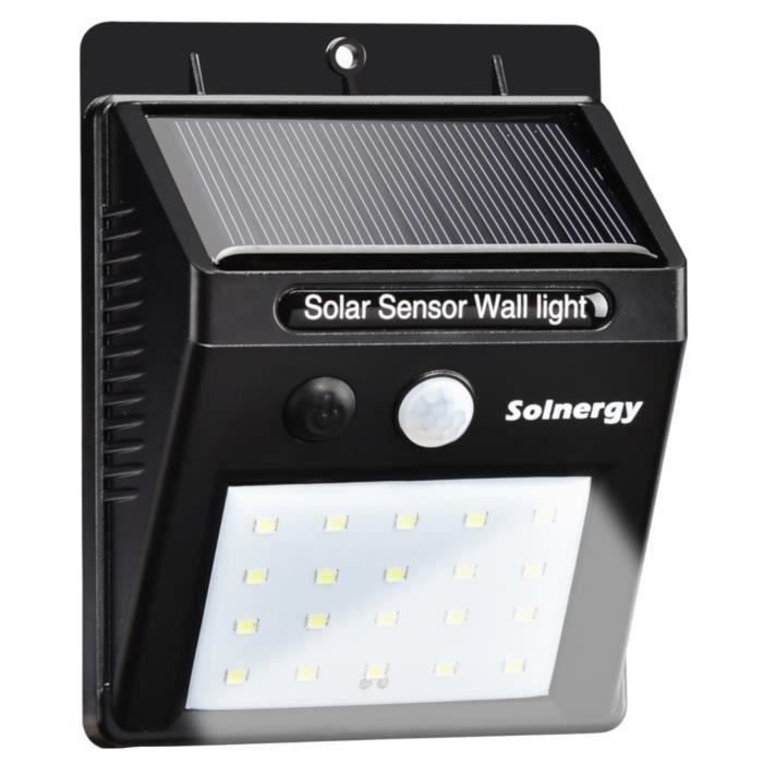 WST Lampe Solaire 20 LED Solaire Capteur de Lumière Extérieur Détecteur ...