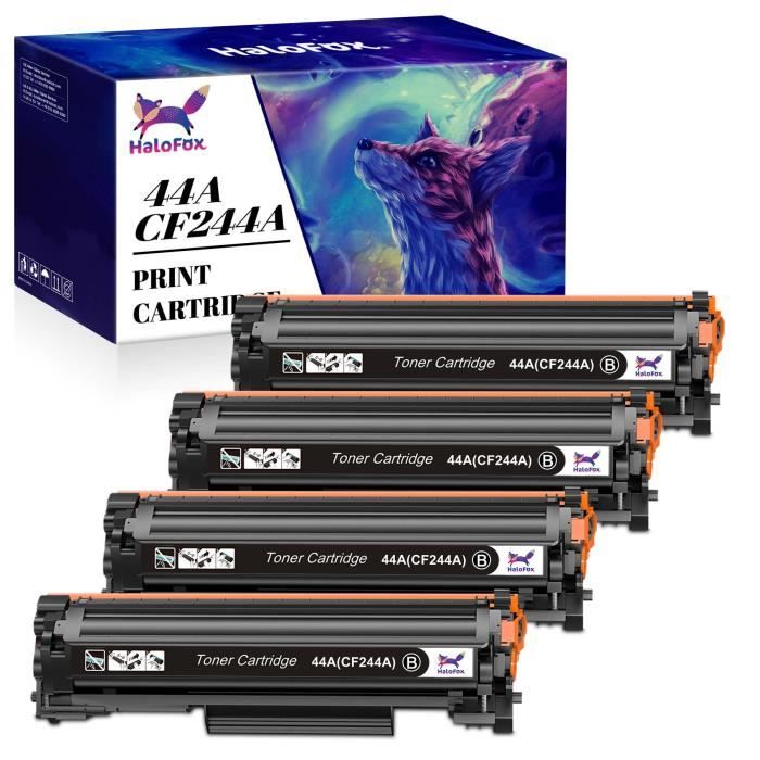 HALOFOX Compatible CF244A 44A 4 noir Cartouche de Toner Compatible pour HP LaserJet Pro MFP-M28w ...