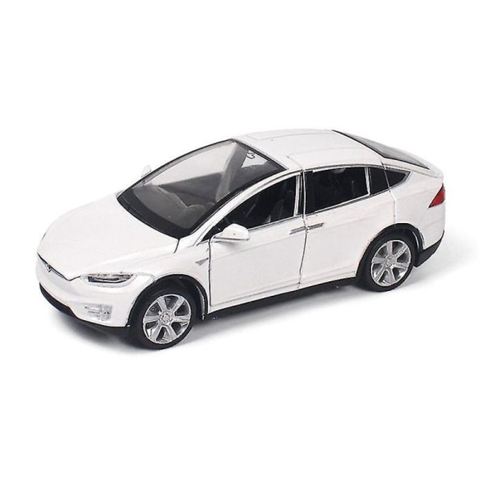 1: 32 modèle de voiture Tesla modèle Xs en alliage blanc - Cdiscount ...