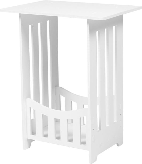 Petite Table De Chevet Table D'Appoint Blanche Table D'Appoint Creuse ...