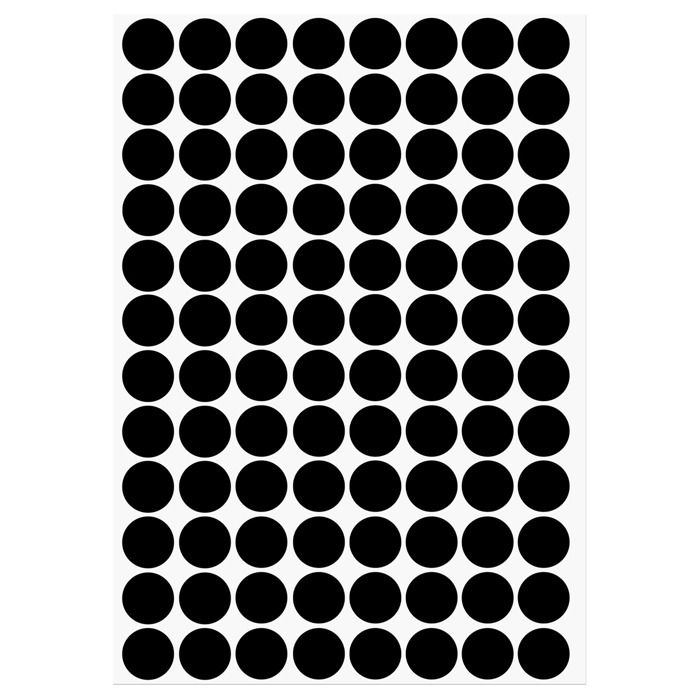 Cache-vis SOURCING MAP 1 Feuille/96Pcs 15mm Dia Vis Trou Couvercle ...