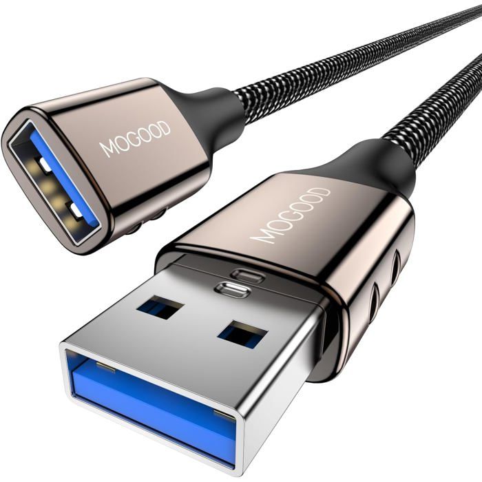 Câble USB C -KAL-Câble Rallonge Usb 3.0 2M Mâle À Femelle,5Gbps,Pour Pc ...