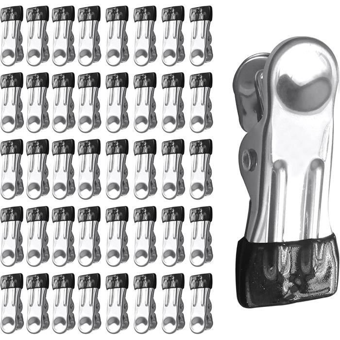 AJW-Pince a Linge INOX Pinces à Linge Extérieur Solides 40 Pieces ...