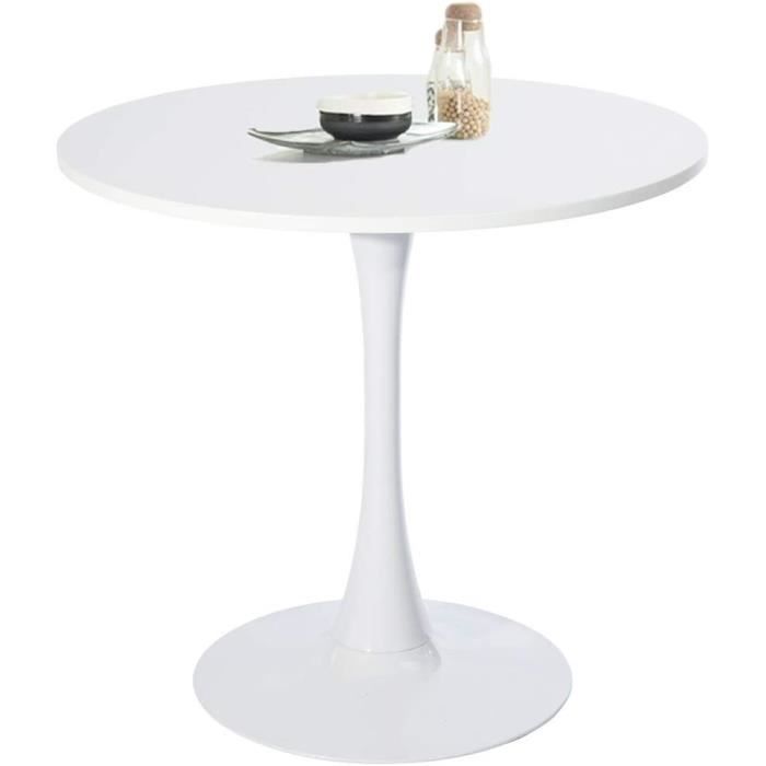 Table à Manger Ronde, 80 x 75 cm[335] - Cdiscount Maison