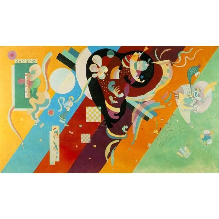Toile - Vasili Kandinsky - Composition IX - Toile Canvas Museum 400 g ...