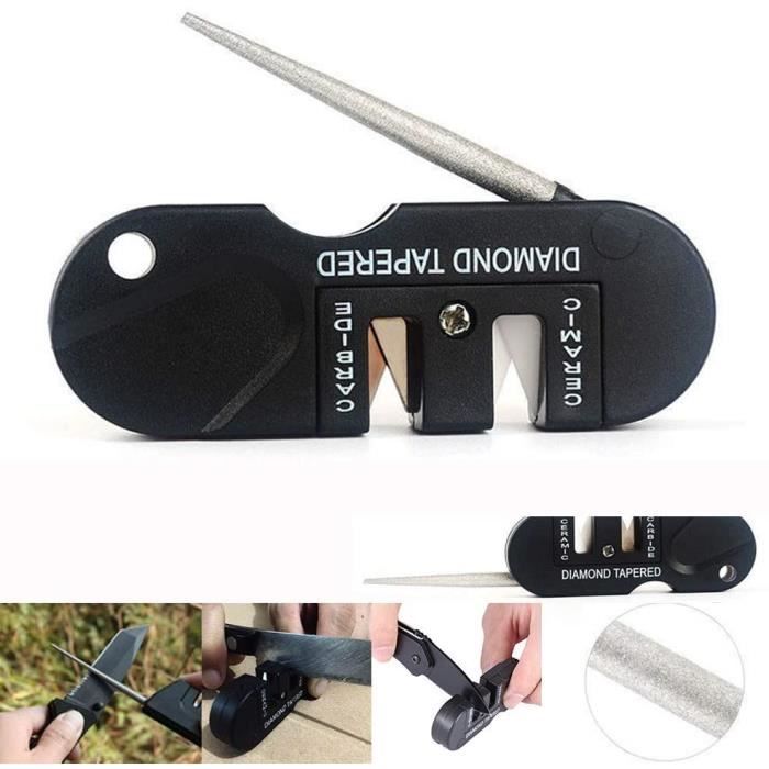 PIERRE A AFFUTER ASEOK Affûteur de Couteaux de Poche Portable, affûteuses pour Lames d'extérieur ...
