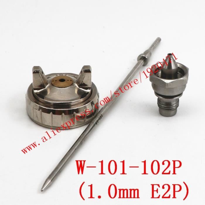 102P (1.0mm E2P Cap) - Buse de pistolet de W-101 du japon,fabriqué au ...