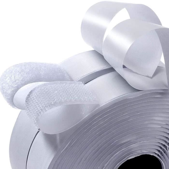 Ruban adhésif solide en Nylon blanc et noir avec colle forte - White ...