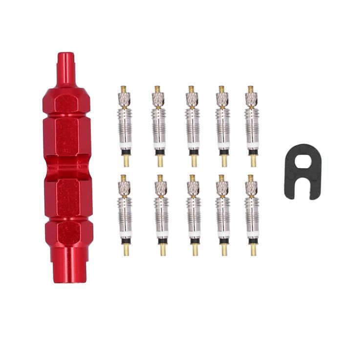 Dioche Kit d'outils de suppression de noyau de valve 10 pièces Kit de ... Dioche Kit d'outils de suppression de noyau de valve 10 pièces Kit de ...