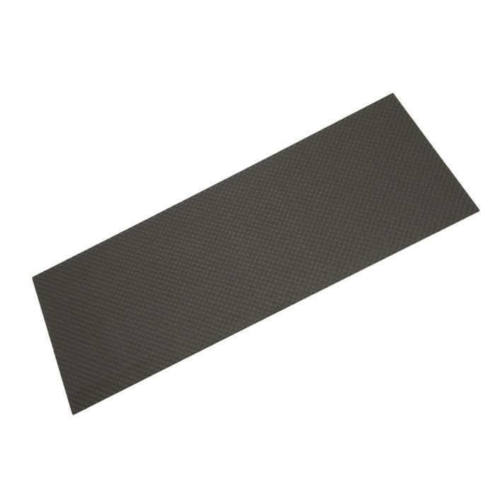 Plaque en fibre de carbone mat sergé 3K - FDIT - 100x250x3,0mm - Solide ...